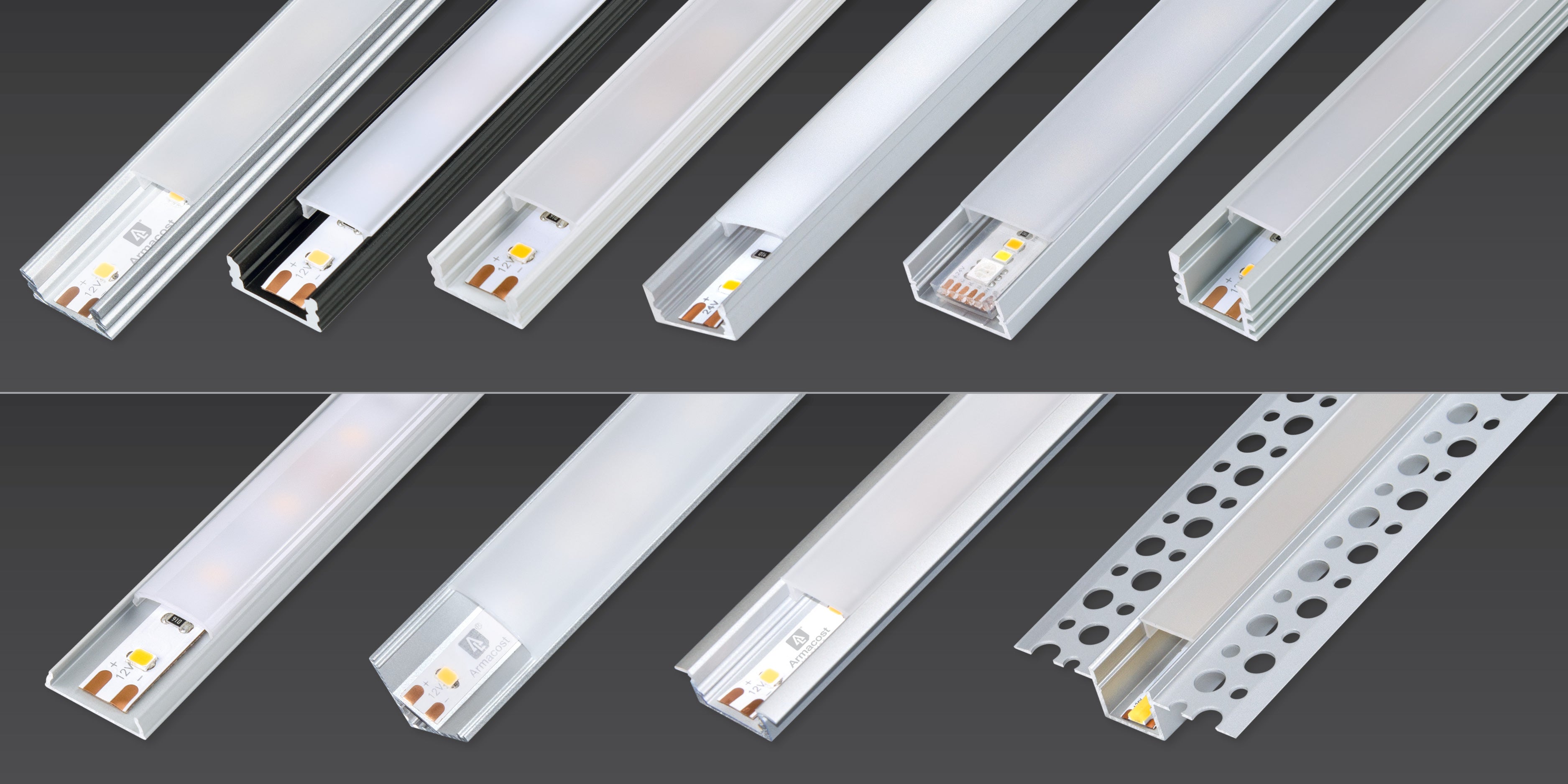 LED Channel Strip Light Diffusers – Armacost Lighting