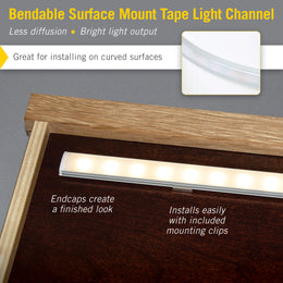 LED Tape Light Mounting Channel – Armacost Lighting