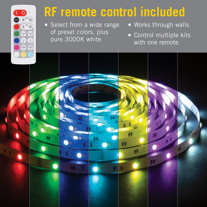 24V RGB+W Hardwire LED Strip Light Kit – Armacost Lighting