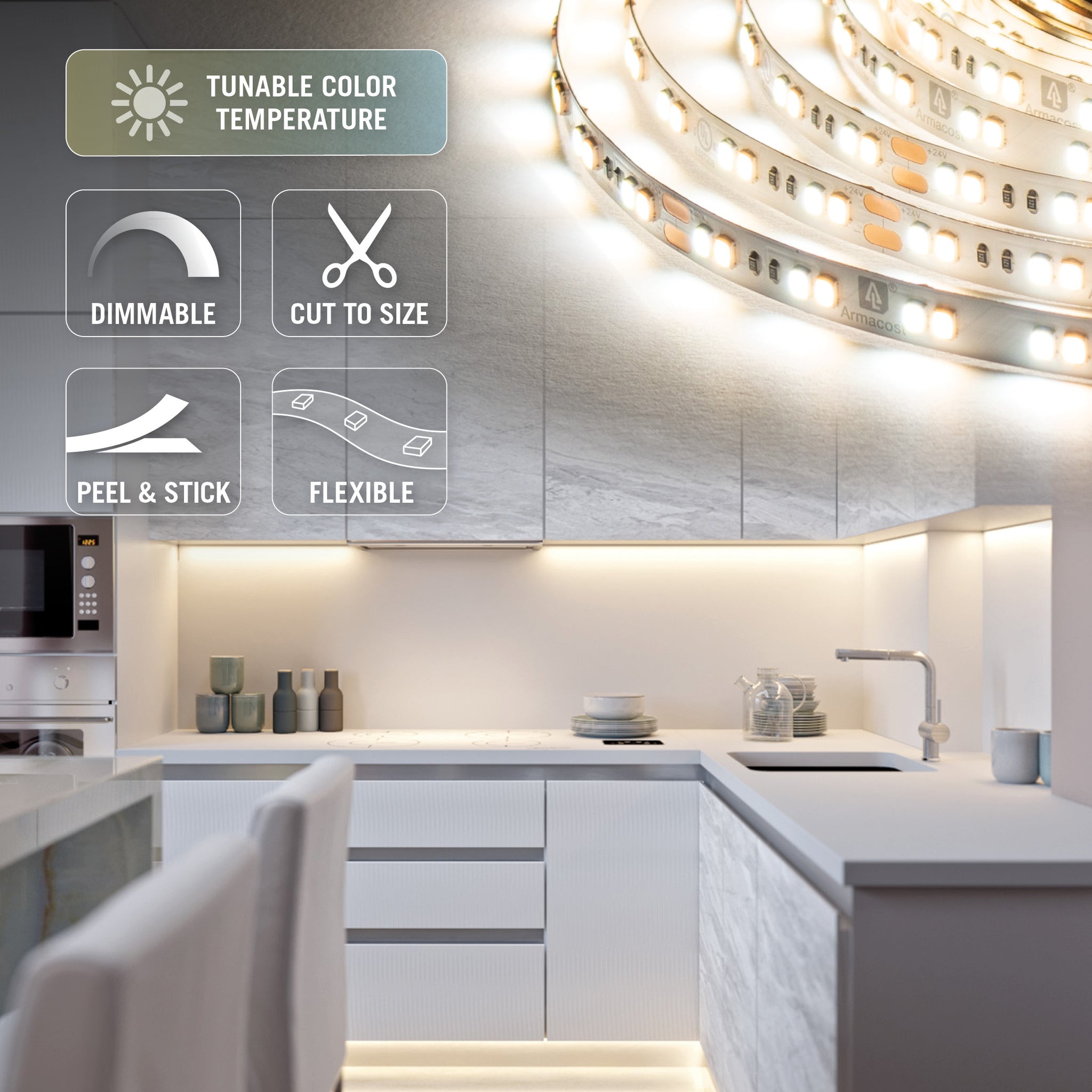 Tunable White LED Strip Lighting – Armacost Lighting
