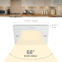 Disc & Square Low Profile Under Cabinet LED Puck Lights – Armacost Lighting