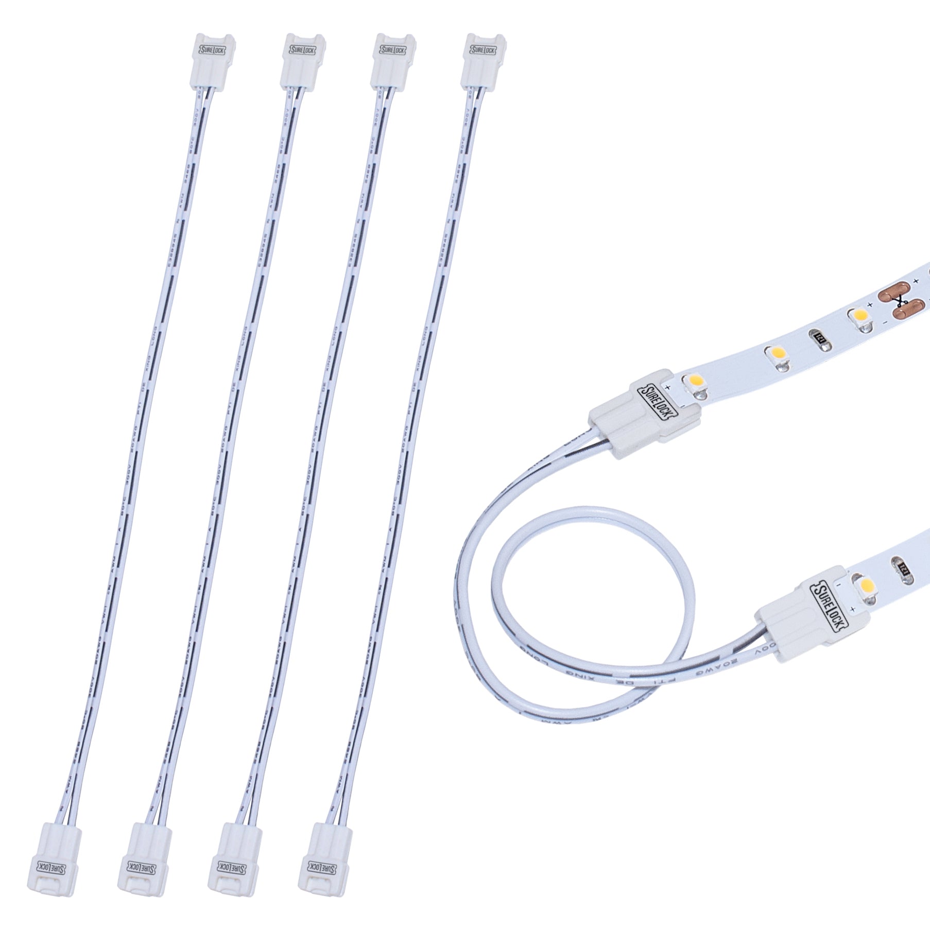 SureLock 2C LED Strip Wire Lead Connector – Armacost Lighting