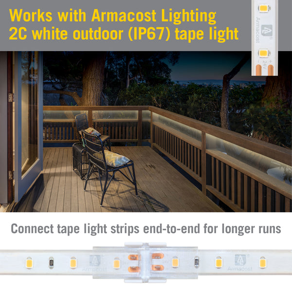 2C Outdoor LED Tape-Tape Splice Connector – Armacost Lighting