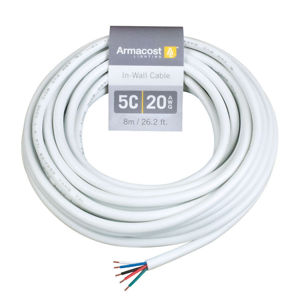 5C 20AWG In-Wall Cable – Armacost Lighting