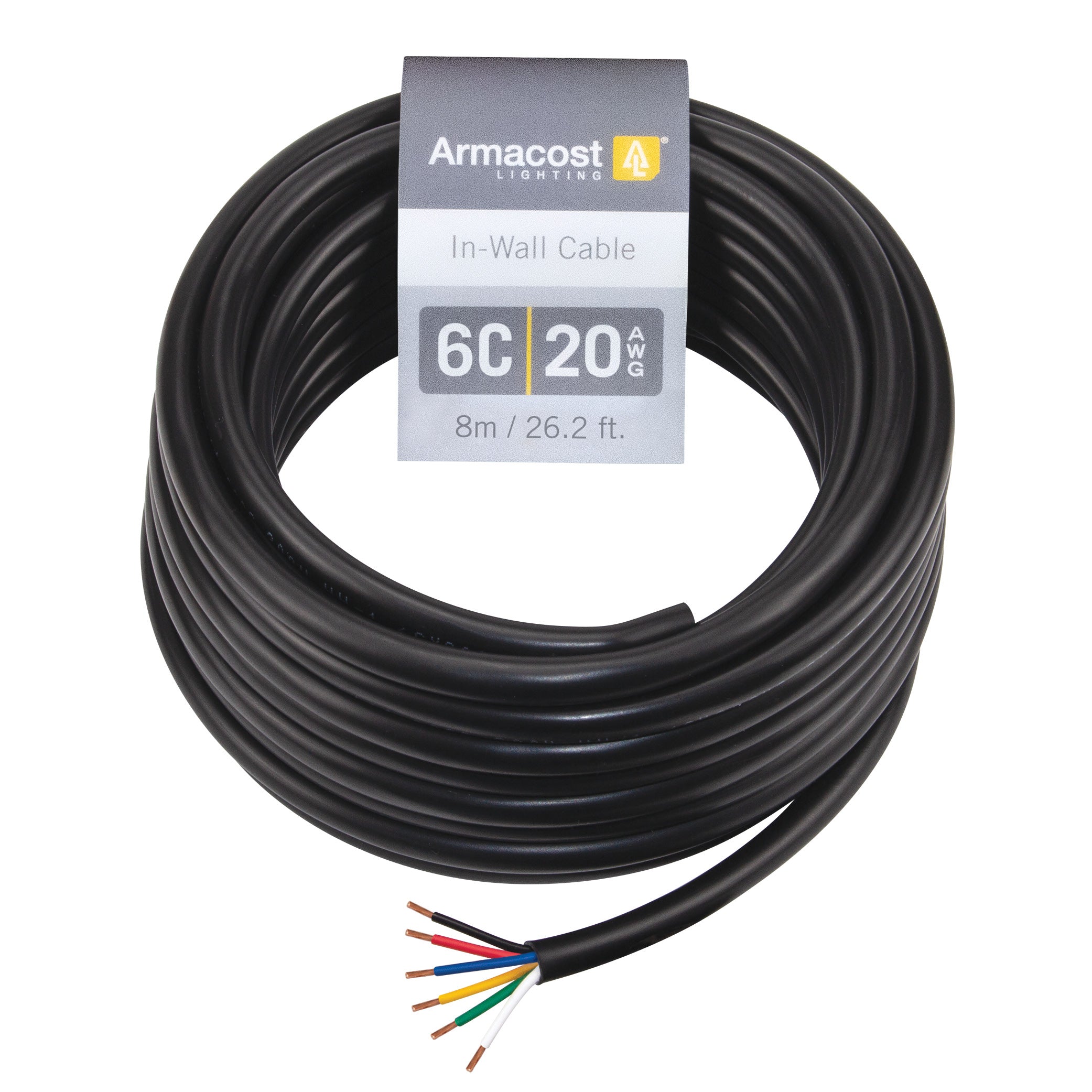 6C 20-Gauge In Wall Cable Wire for LED Lights – Armacost Lighting
