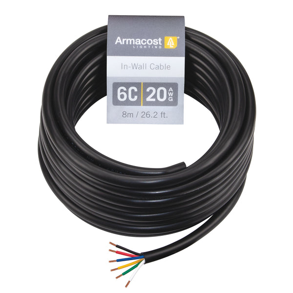 6C 20-Gauge In Wall Cable Wire for LED Lights – Armacost Lighting