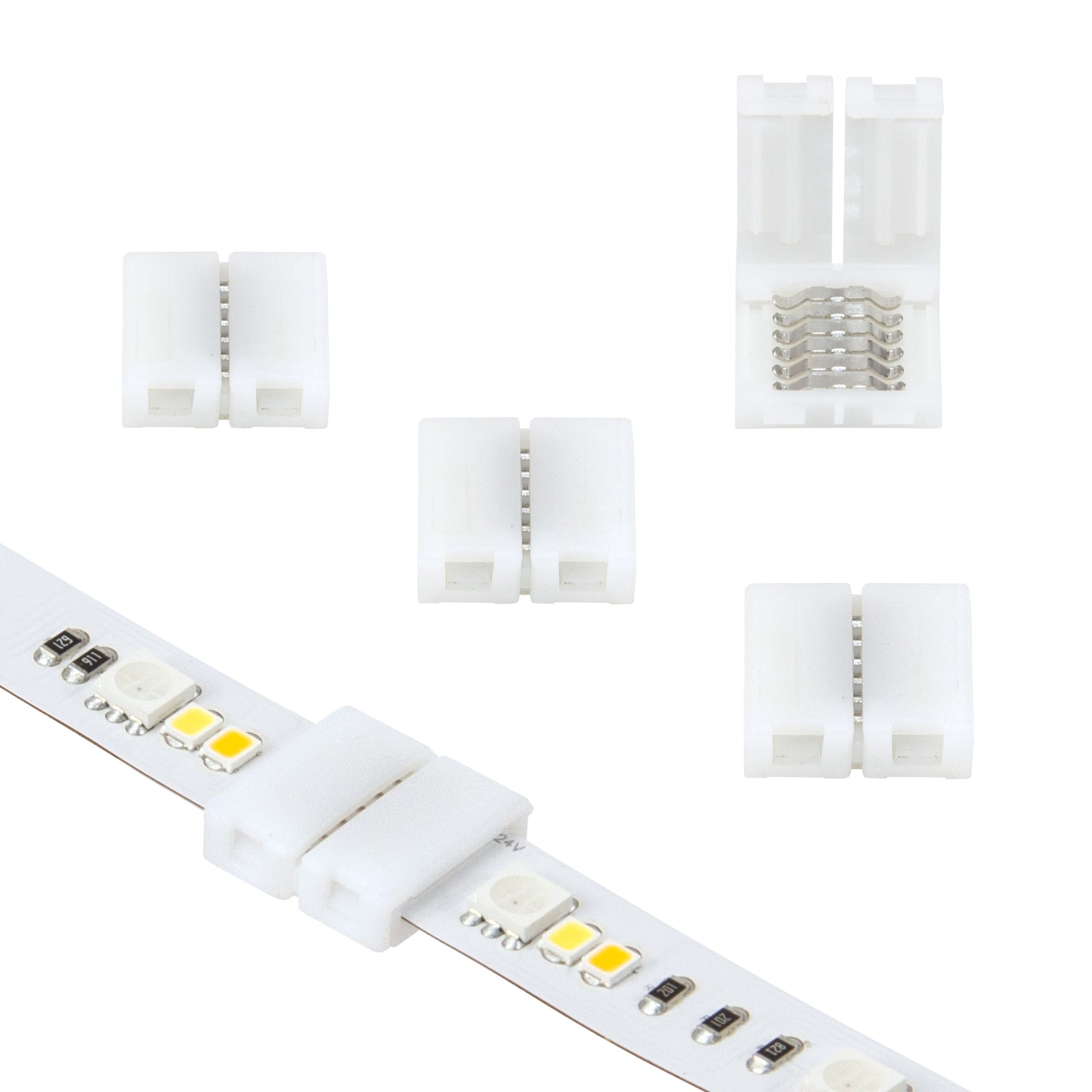 Tape to Tape Splice Connector for 6C RGB+WW LED Tape Light – Armacost ...